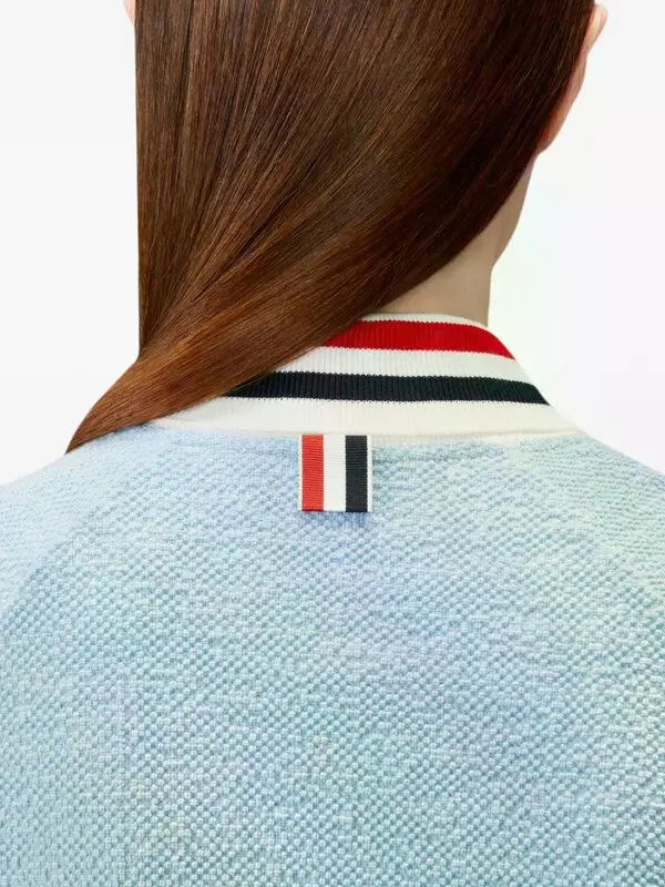 Thom Browne Rwb-stripe Bomber Jacket