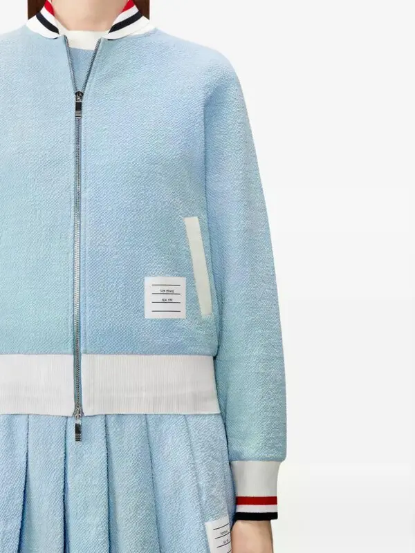 Thom Browne Rwb-stripe Bomber Jacket