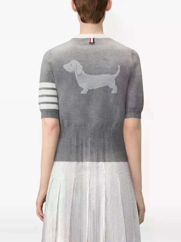 Thom Browne Hector Intarsia T-shirt