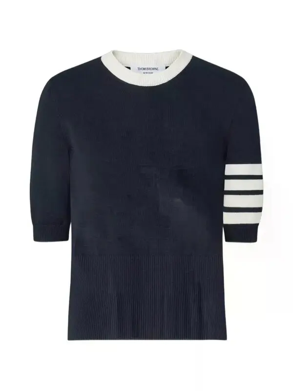 Thom Browne Hector Intarsia T-shirt - Blue