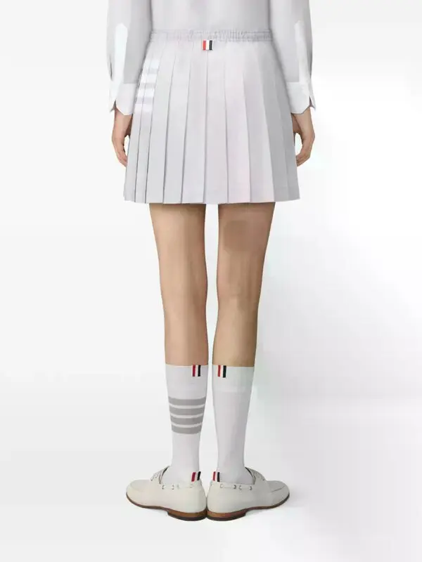 Thom Browne 4-bar Drawstring Pleated Skirt