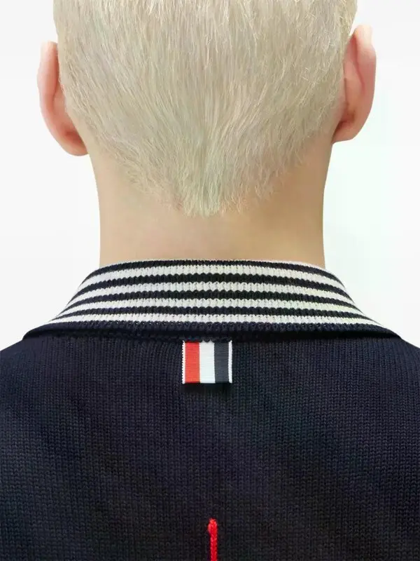 Thom Browne Rwb Armband Sailboat Polo Shirt