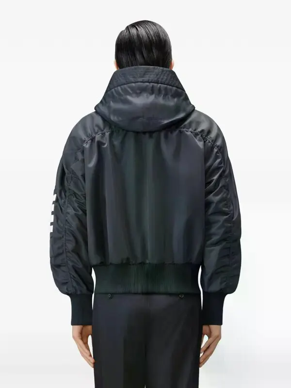 Thom Browne 4-bar Hooded Jacket
