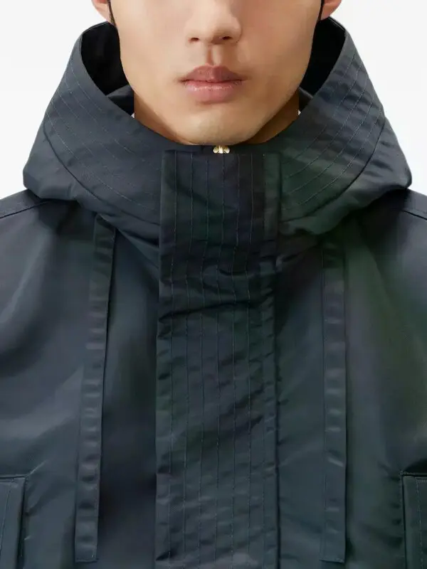 Thom Browne 4-bar Hooded Jacket