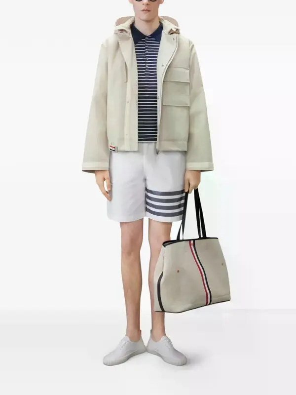 Thom Browne 4-bar Striped Polo Shirt