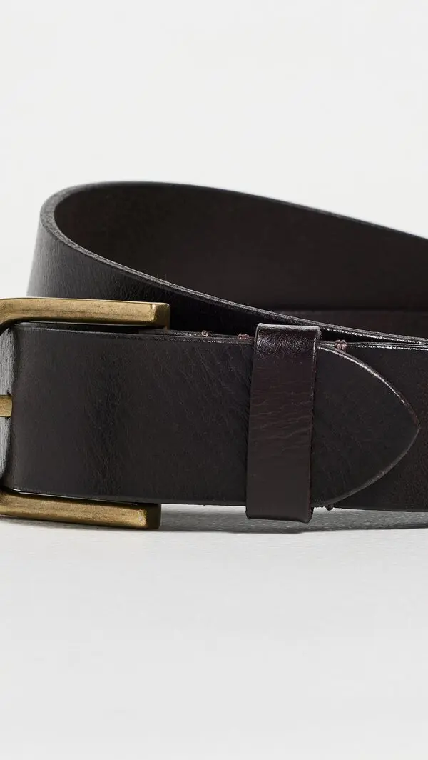 CORRIDOR Leather Belt - Brown