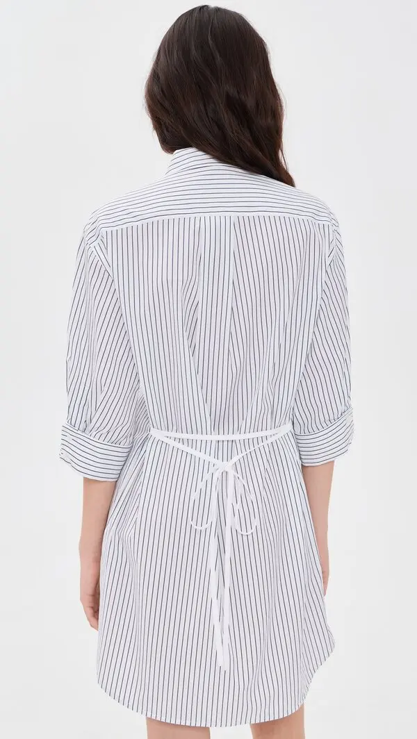 Rag & Bone Lucia Stripe Mini Dress - Navy Stripe