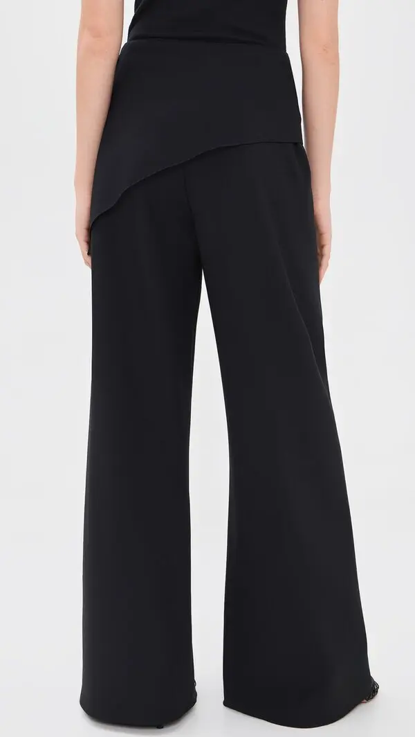 LA LIGNE Colby Wrap Skirt Pants