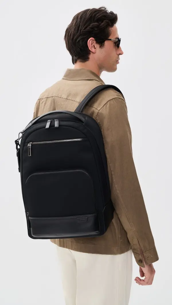 Tumi Warren Backpack With Leather Trim