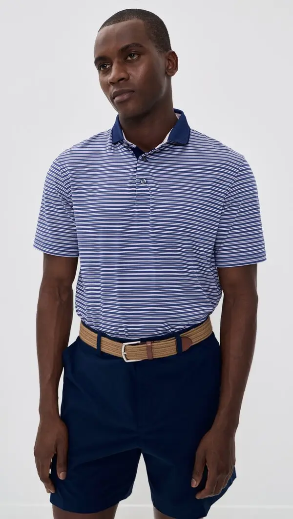 Greyson Winoka Striped Polo