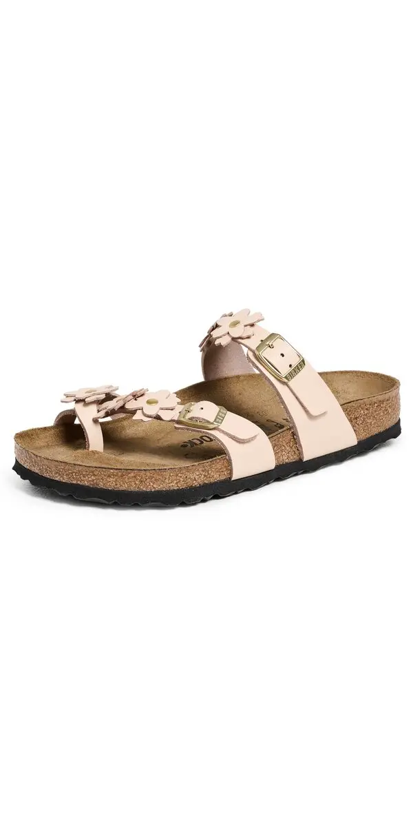 BIRKENSTOCK Mayari Flowers Sandals - Light Rose
