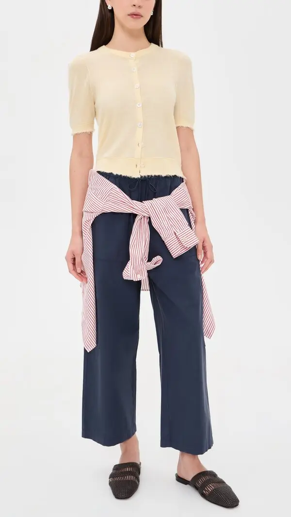 Donni. Pop Drawstring Cargo Pants