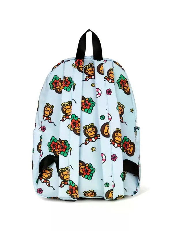 A BATHING APE Baby Milo Graphic Print Backpack