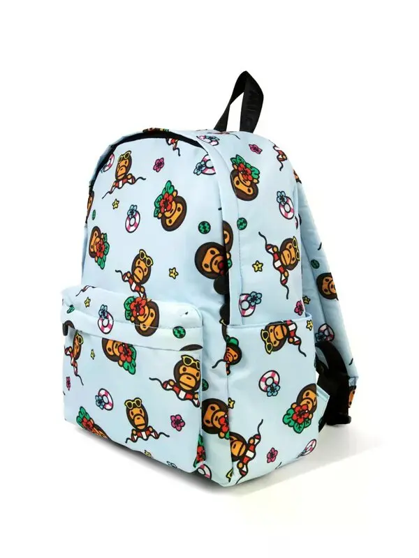 A BATHING APE Baby Milo Graphic Print Backpack
