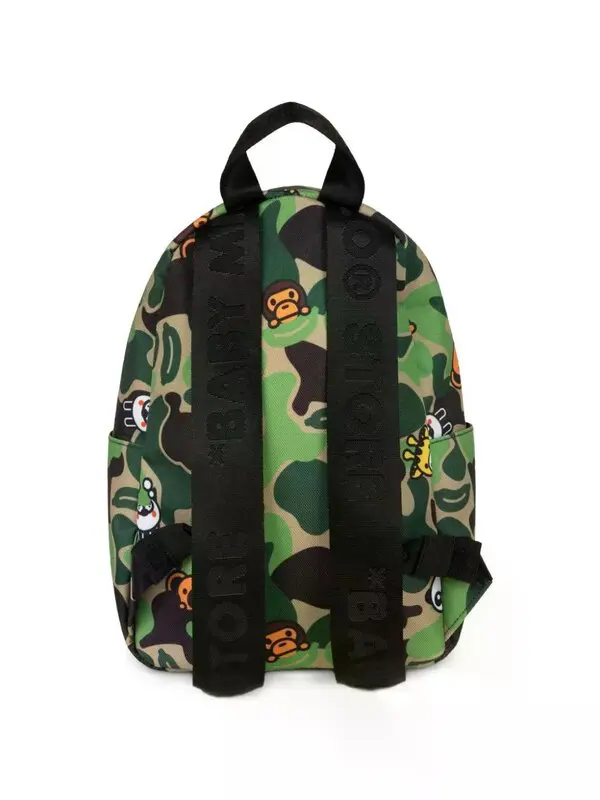 A BATHING APE Baby Milo Camo-print Backpack