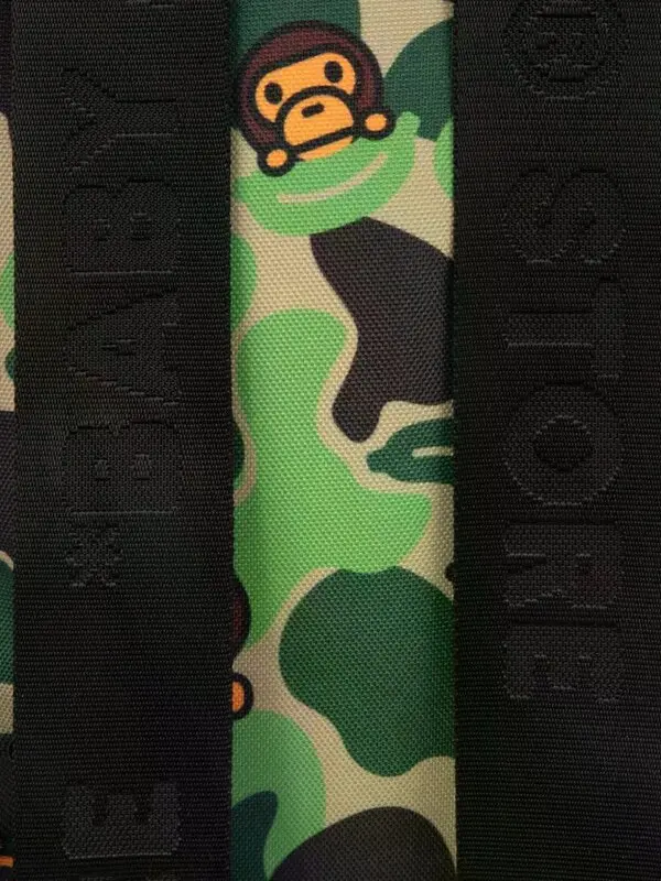 A BATHING APE Baby Milo Camo-print Backpack