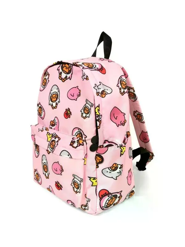 A BATHING APE Baby Milo Print Backpack