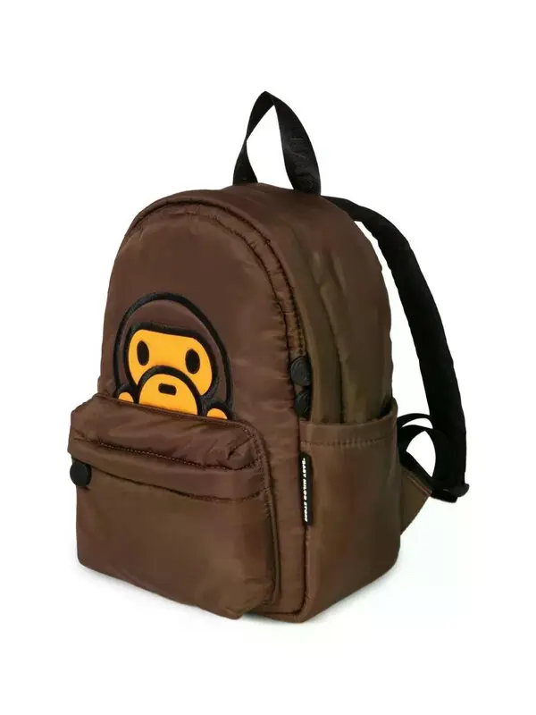 A BATHING APE Baby Milo Embroidered Backpack