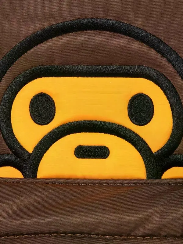 A BATHING APE Baby Milo Embroidered Backpack