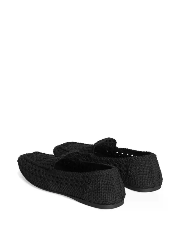 Dolce & Gabbana Woven Fabric Slippers