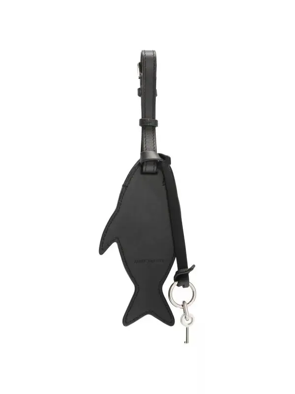 Dolce & Gabbana Calfskin Keychain With Arch Buckle