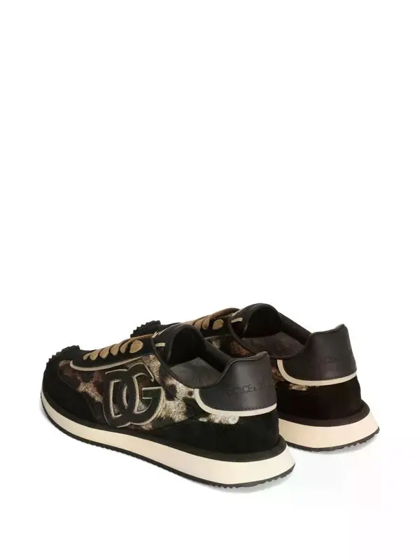 Dolce & Gabbana Leo Print Fabric Cushion Sneakers