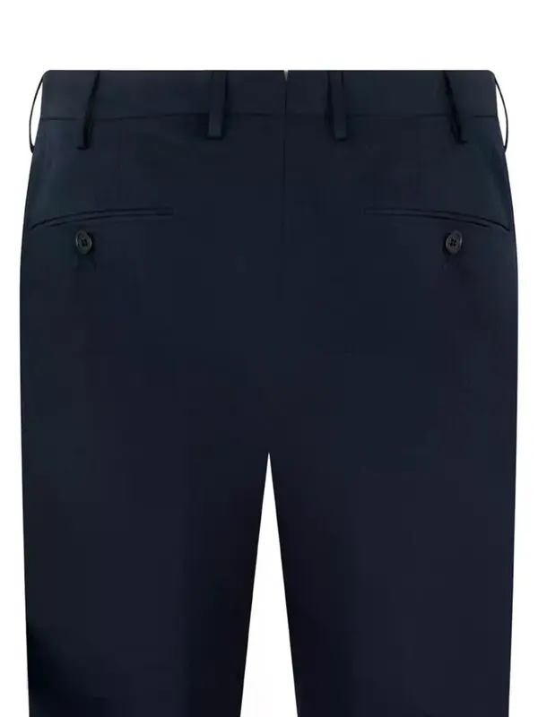 SLOWEAR Pressed-crease Straight-leg Trousers