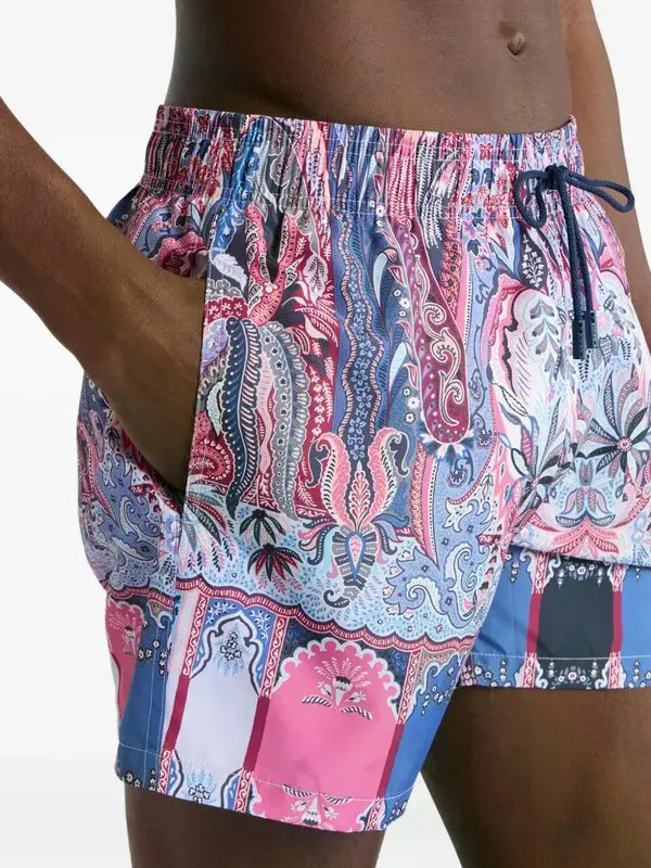 Etro Floral Paisley-print Swim Shorts