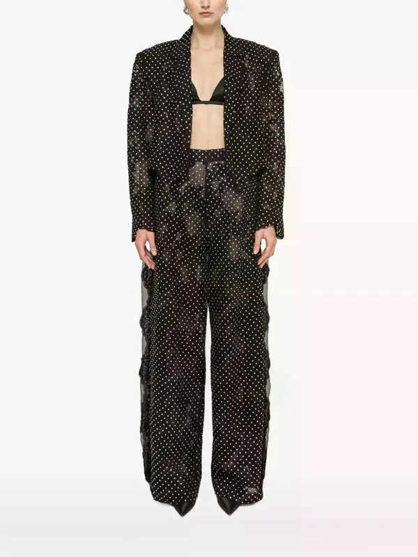 NISSA Embellished Cropped Blazer