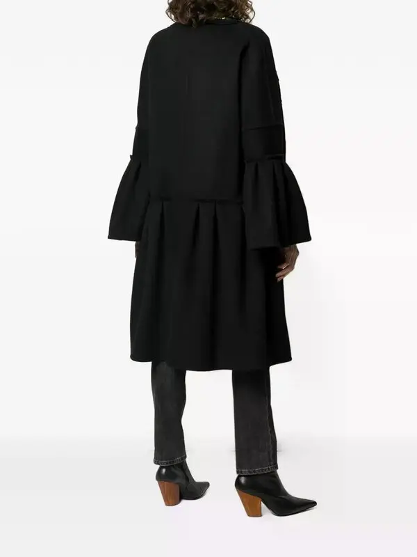 Gianfranco Ferre Metallic Effect Layered Coat