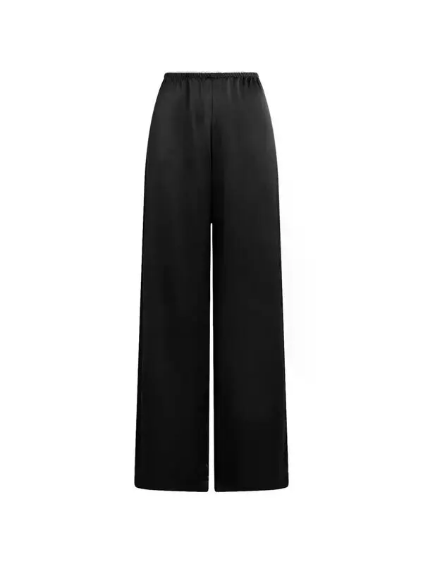 LESET Lesat Satin Wide-leg Trousers