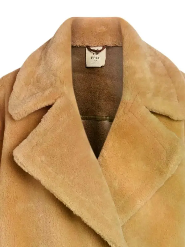 Free People Mari Reversible Faux-fur Coat - Brown