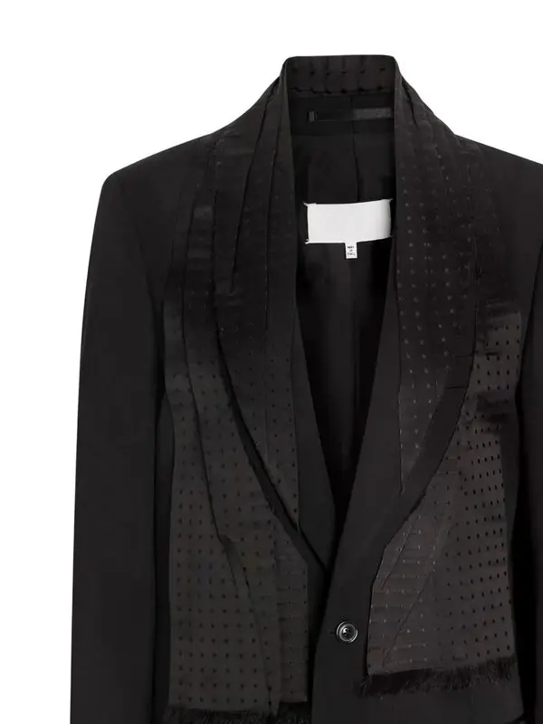 MAISON MARGIELA Tailored Jacket With Scarf Detail