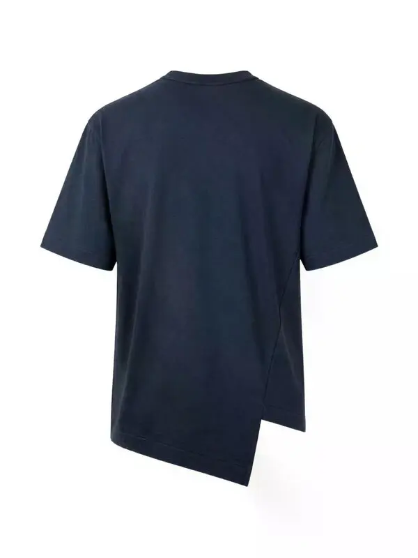 Comme Des Garçons Asymmetric-hem T-shirt - Blue