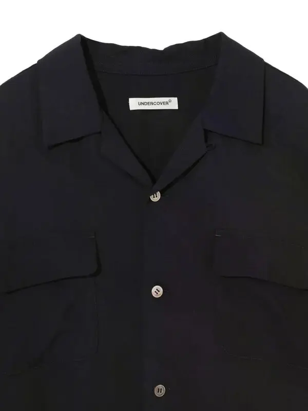 Undercover Striped Panelled Shirt