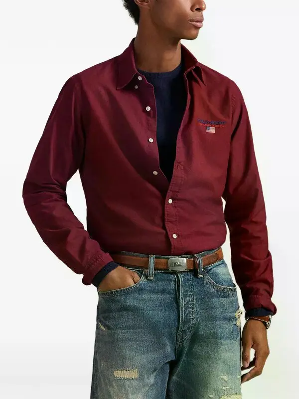 Polo Ralph Lauren Polo Sport Logo-embroidered Shirt - Red