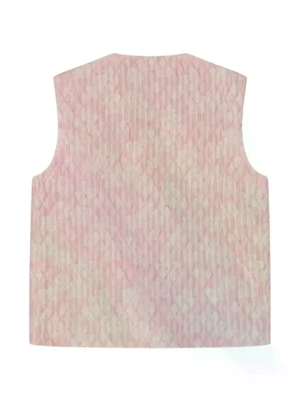 Simone Rocha Floral Quilted Vest