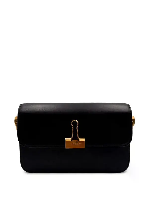 Off-White Binder Clip Shoulder Bag - Black