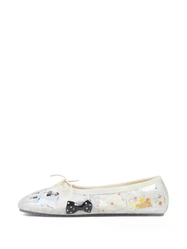 Ashley Williams Ballet Flats - White