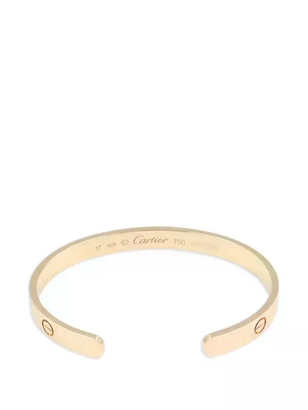 Cartier 18k Gold Love Open Bangle