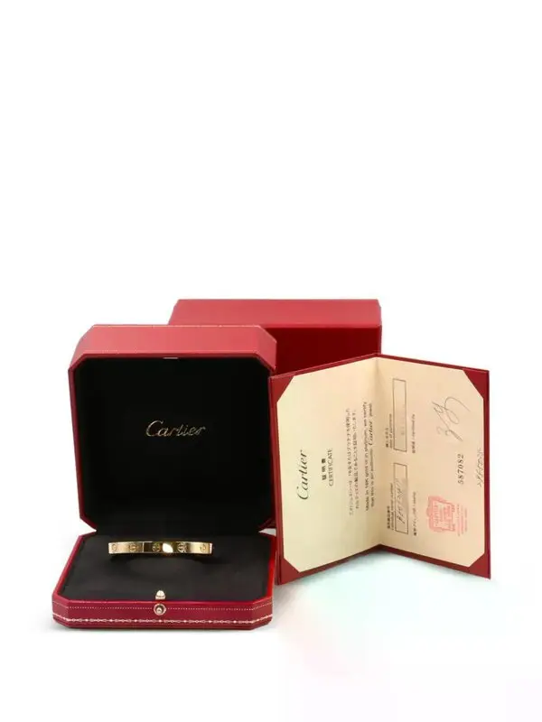 Cartier 18k Gold Love Open Bangle