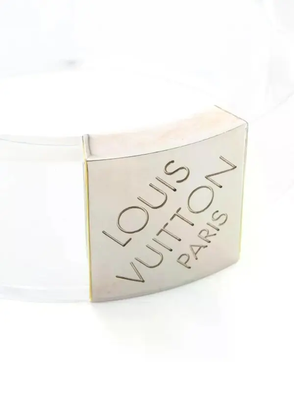 LOUIS VUITTON Transparent -tone Logo-engraved Bangle