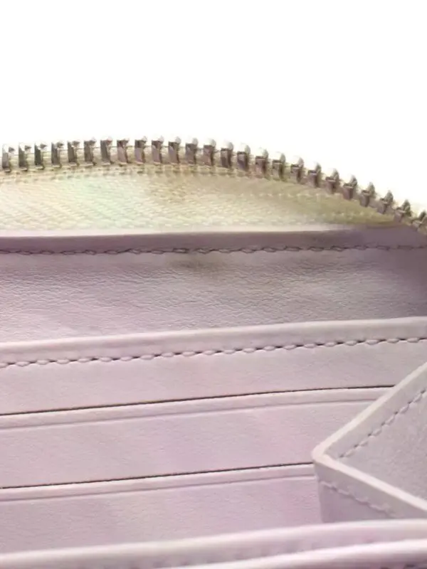LOUIS VUITTON 2000s Mahina Bron Round-zipper Leather Wallet