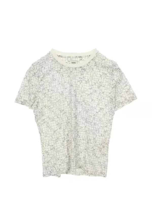Hermès Bolduc Check T-shirt