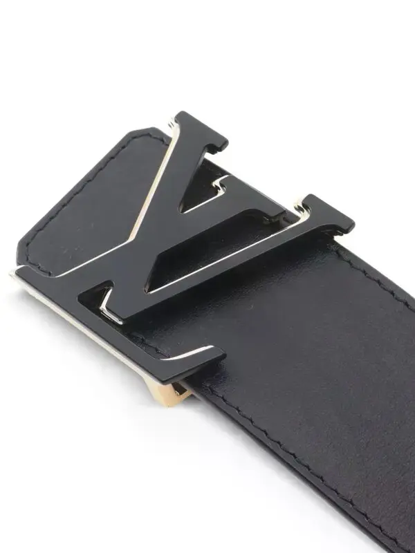 LOUIS VUITTON Optic Reversible Leather Belt - Black