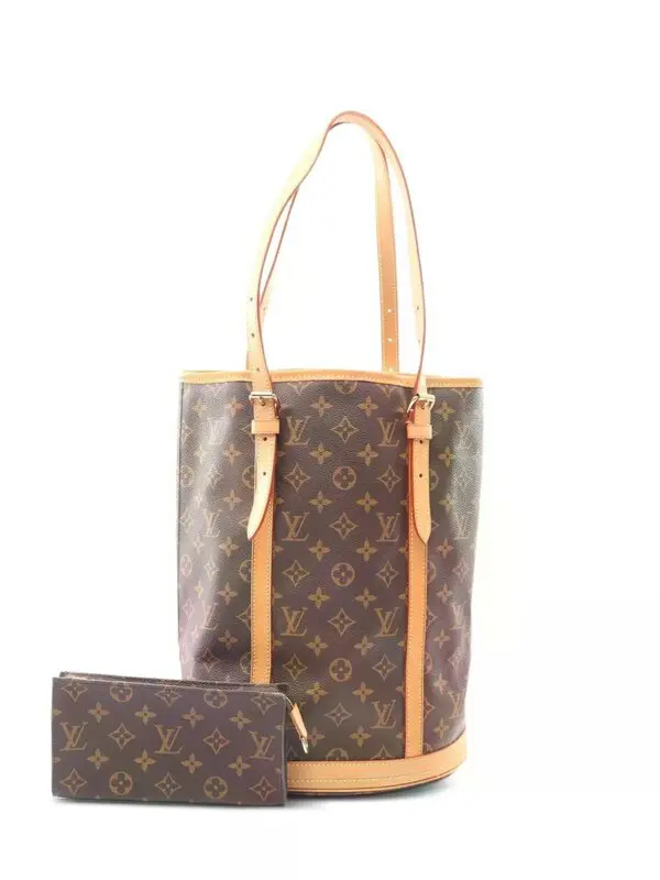 LOUIS VUITTON Monogram Canvas Gm Bucket Shoulder Bag