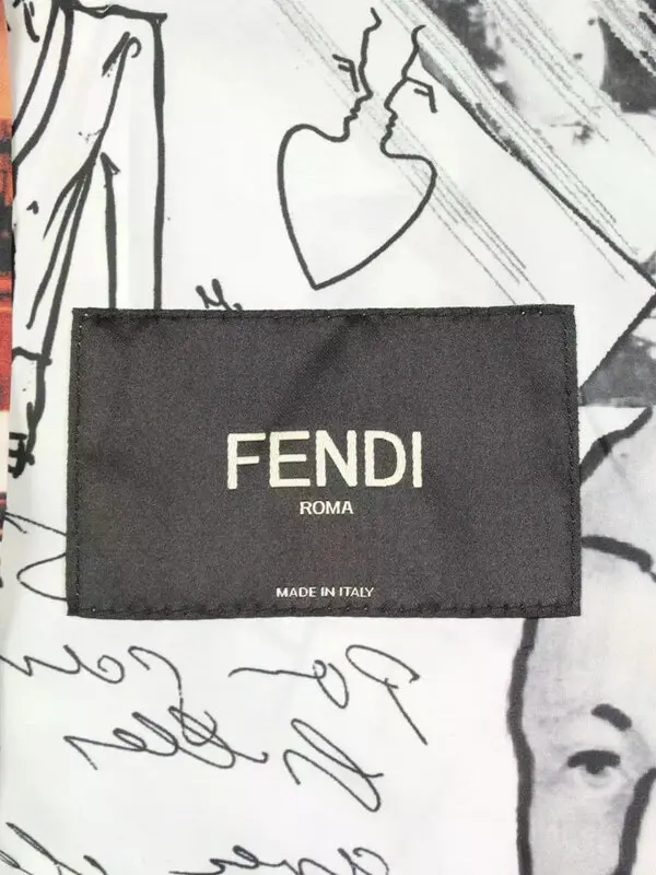 Fendi All-over Pattern Bomber Jacket