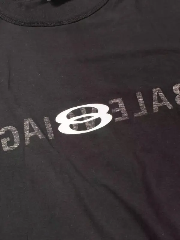 Balenciaga Inside-out Logo Print T-shirt