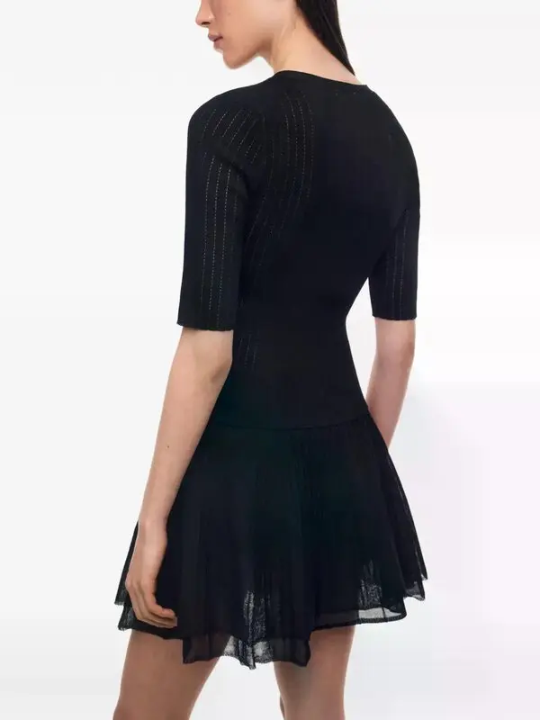 12 STOREEZ Lattice Short-sleeve Cardigan