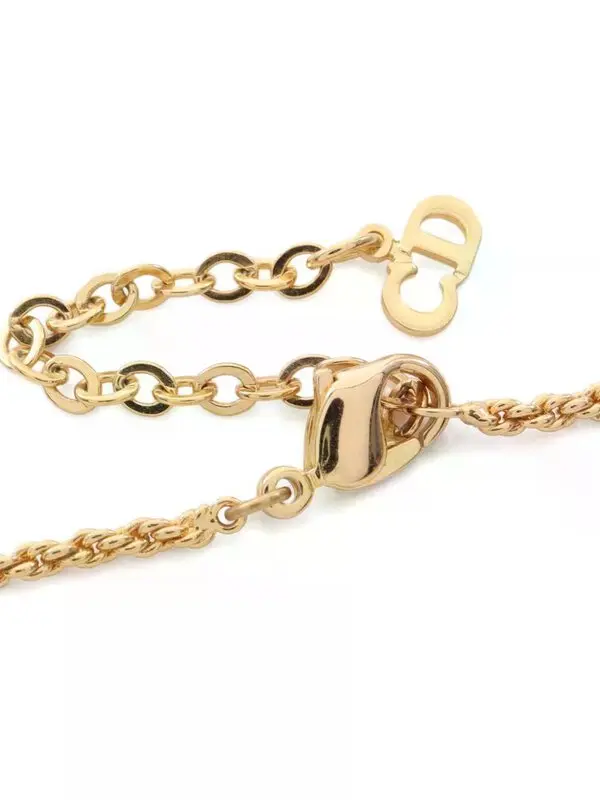 Dior Logo-detail Circle Necklace